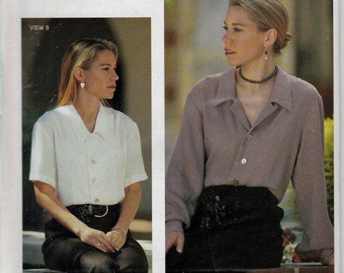 Italian Blouse Size Petite Plus / Loes Hinse Design Uncut Sewing ...