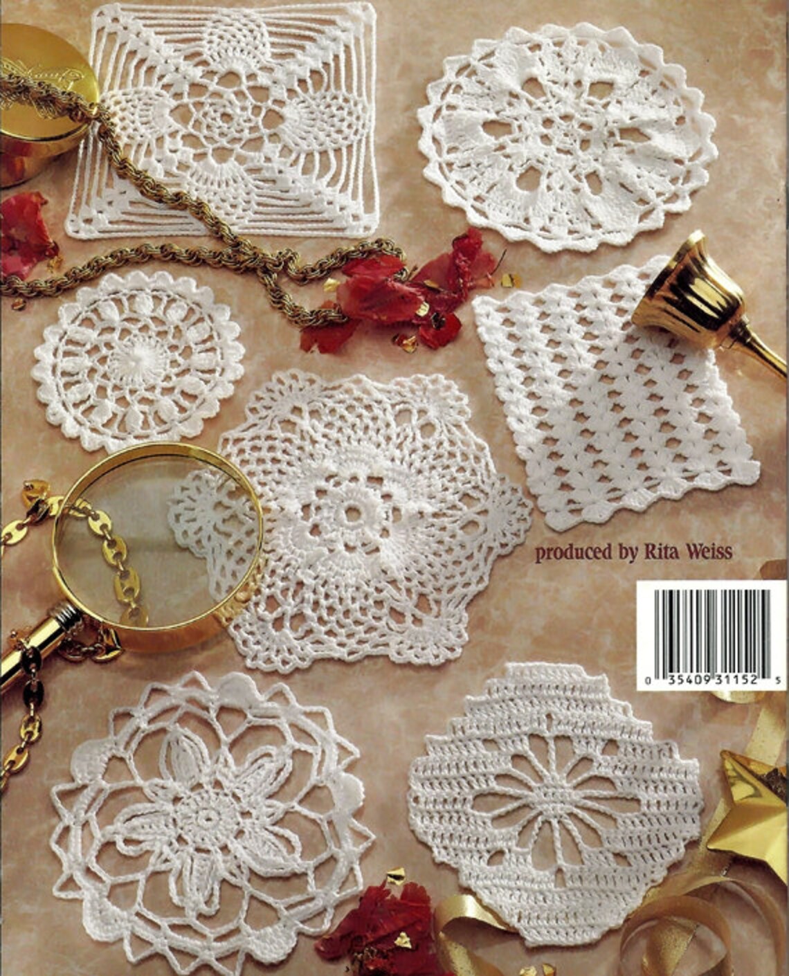 A Dozen Tiny Doilies in Thread Crochet Pattern Book the - Etsy