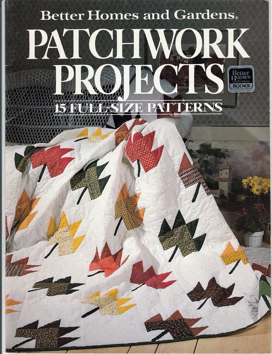 Patchwork Projects Pattern Booklet Better Homes and Gardens - Etsy