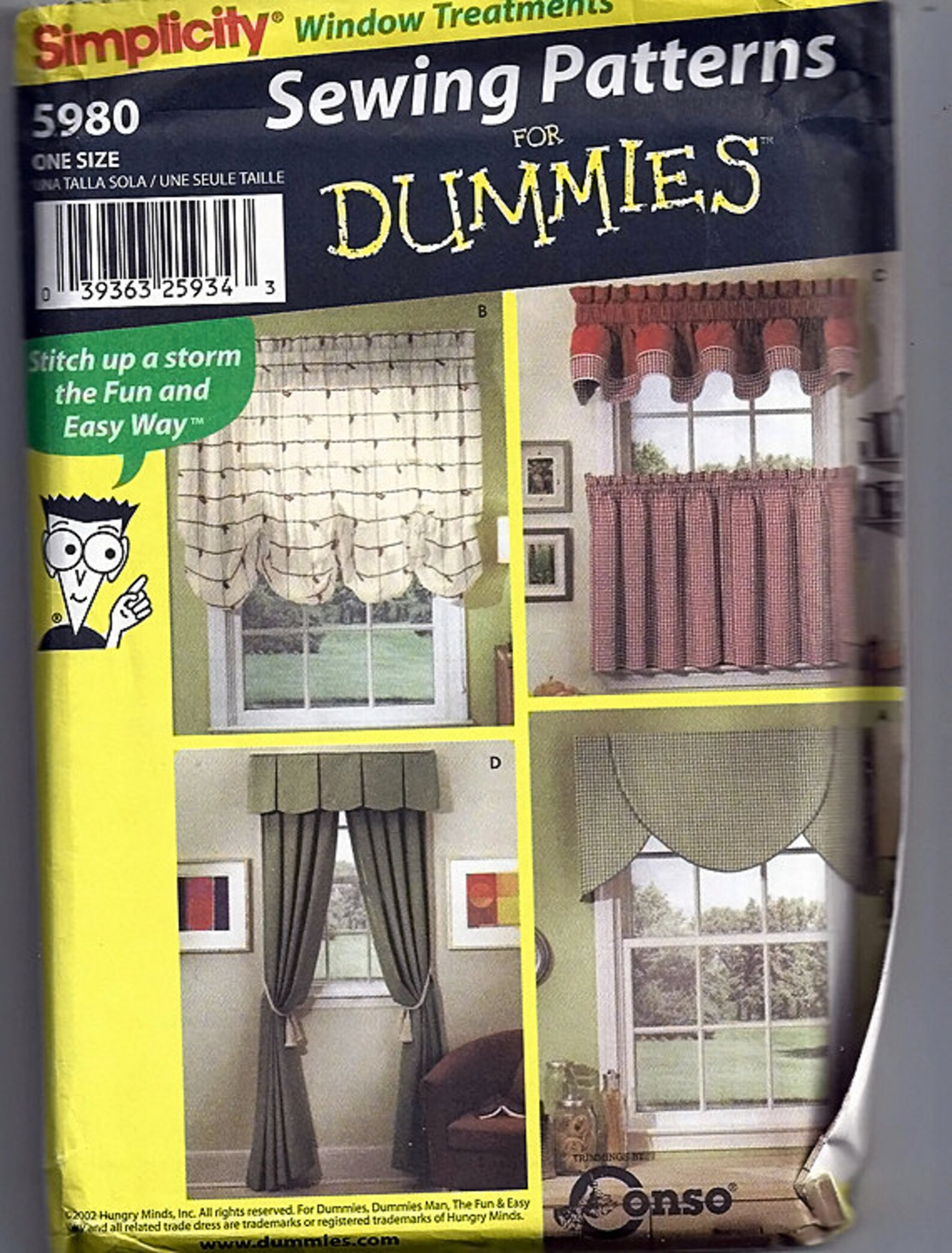 Window Treatments / Original Simplicity Uncut Sewing Pattern - Etsy