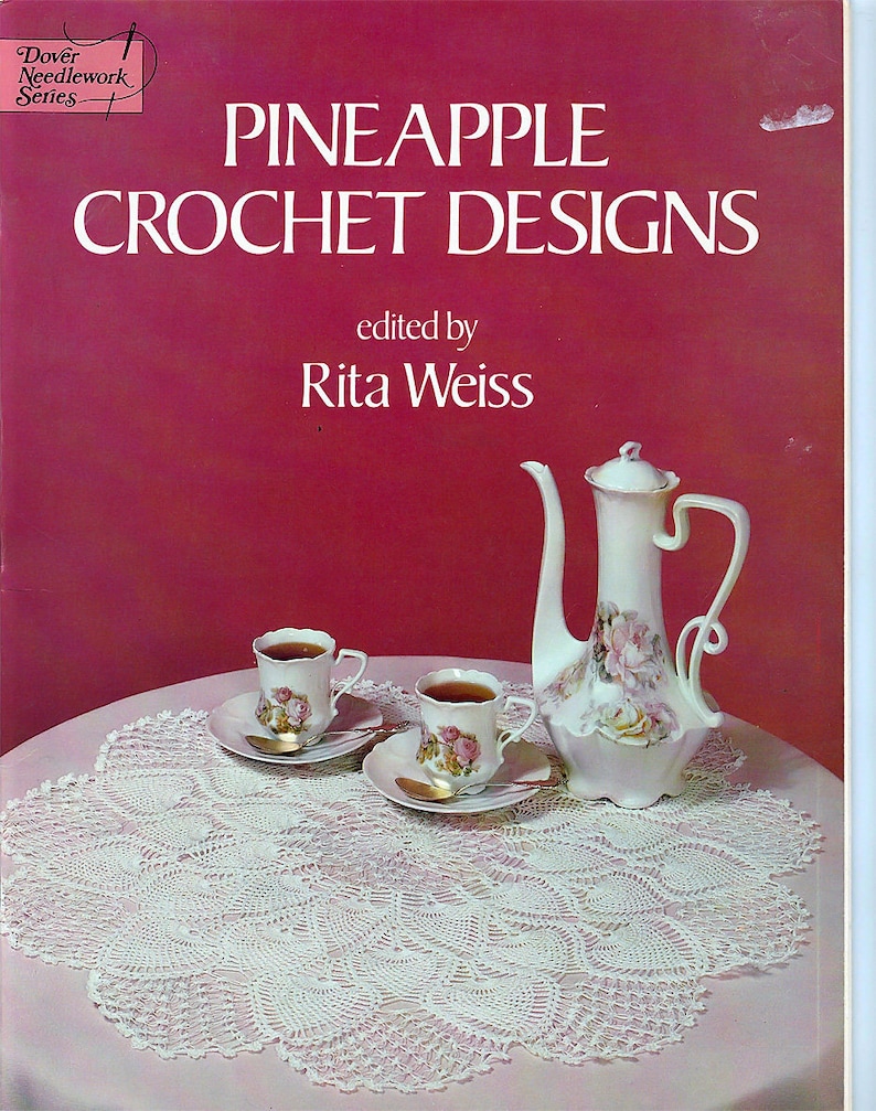 Pineapple Crochet Designs in Thread Crochet Pattern Book Dover - Etsy