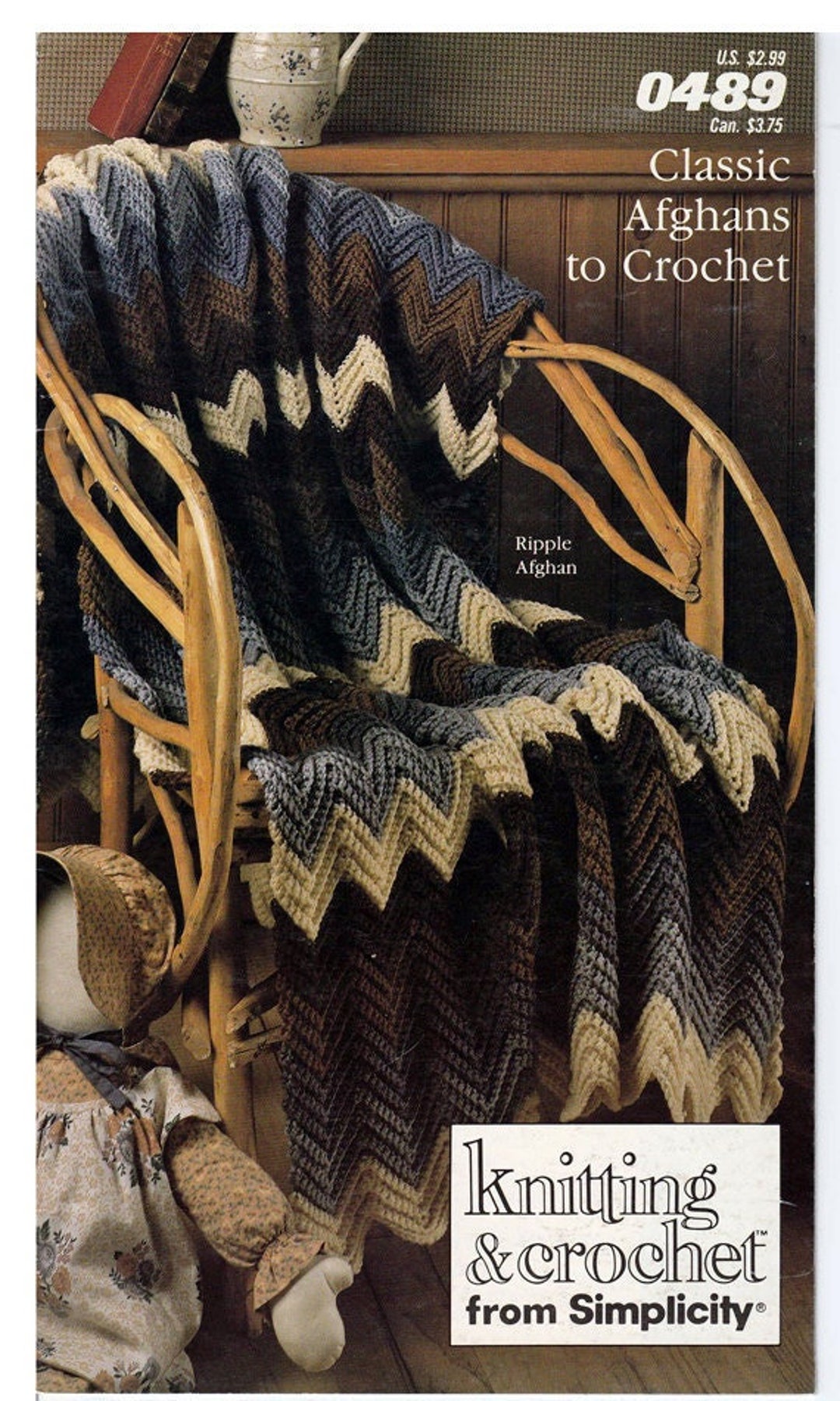 Classic Afghans to Crochet Pattern Book Patons 0489 - Etsy