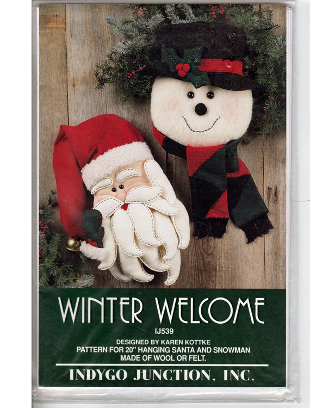 Winter Welcome / Indygo Junction, Inc Uncut Sewing Pattern IJ539 - Etsy