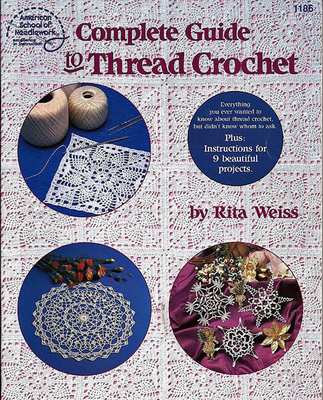 Complete Guide to Thread Crochet Pattern Book American School - Etsy