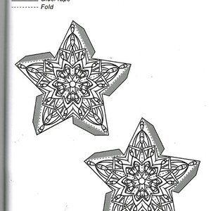 Color, Cut and Fold Christmas Ornaments 30 Designs for the Holidays ...