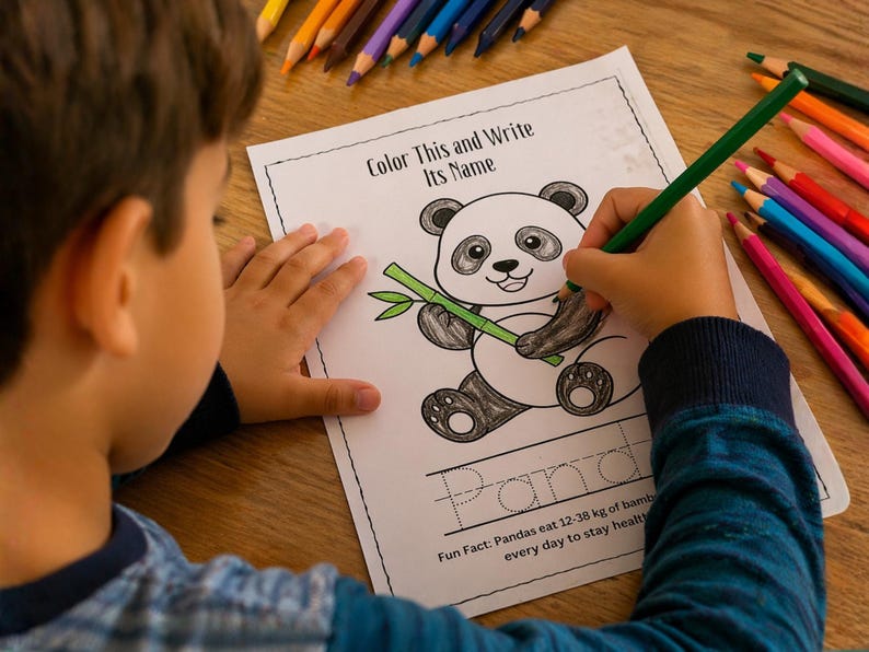 Color and Learn: Animals, Birds & Sea Animals Coloring Book With Fun ...