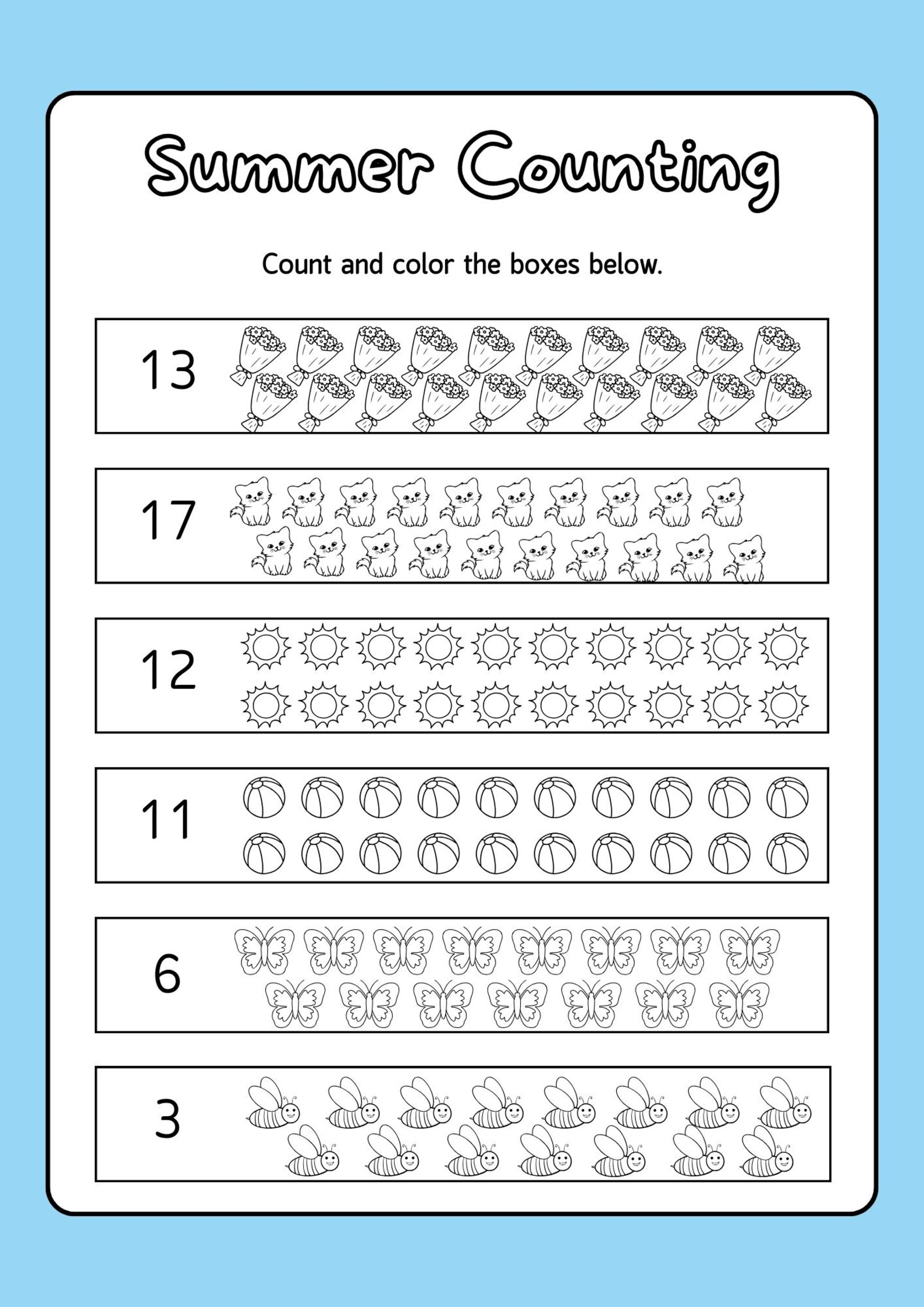 Printable Summer Activities for Kids 4–8 | Busy Workbook | Screen-free ...
