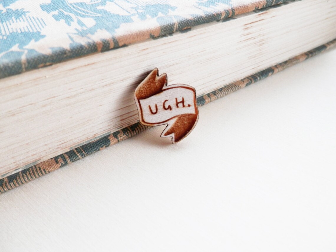 UGH Mini Wooden Pin - Etsy UK