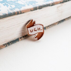 UGH Mini Wooden Pin - Etsy UK
