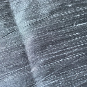 Gray Wedding Bridal Shantung Raw Silk Fabric Number 963 - 1/4 Yard ...