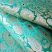 Teal Green Kinkhab Indian Silk Rocade Fabric Nr 1-173 - Etsy