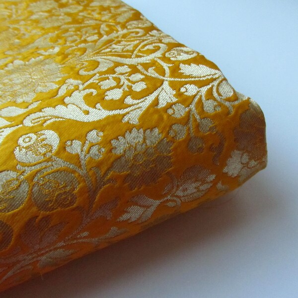 Silk Brocade Fabric - Etsy