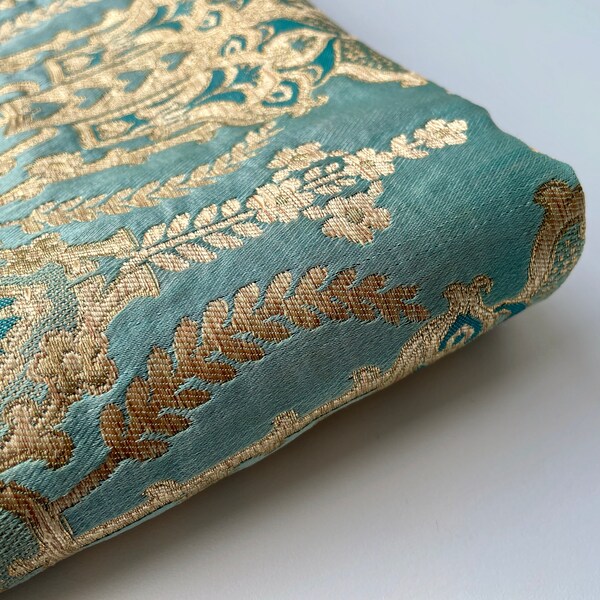 Blue Brocade - Etsy