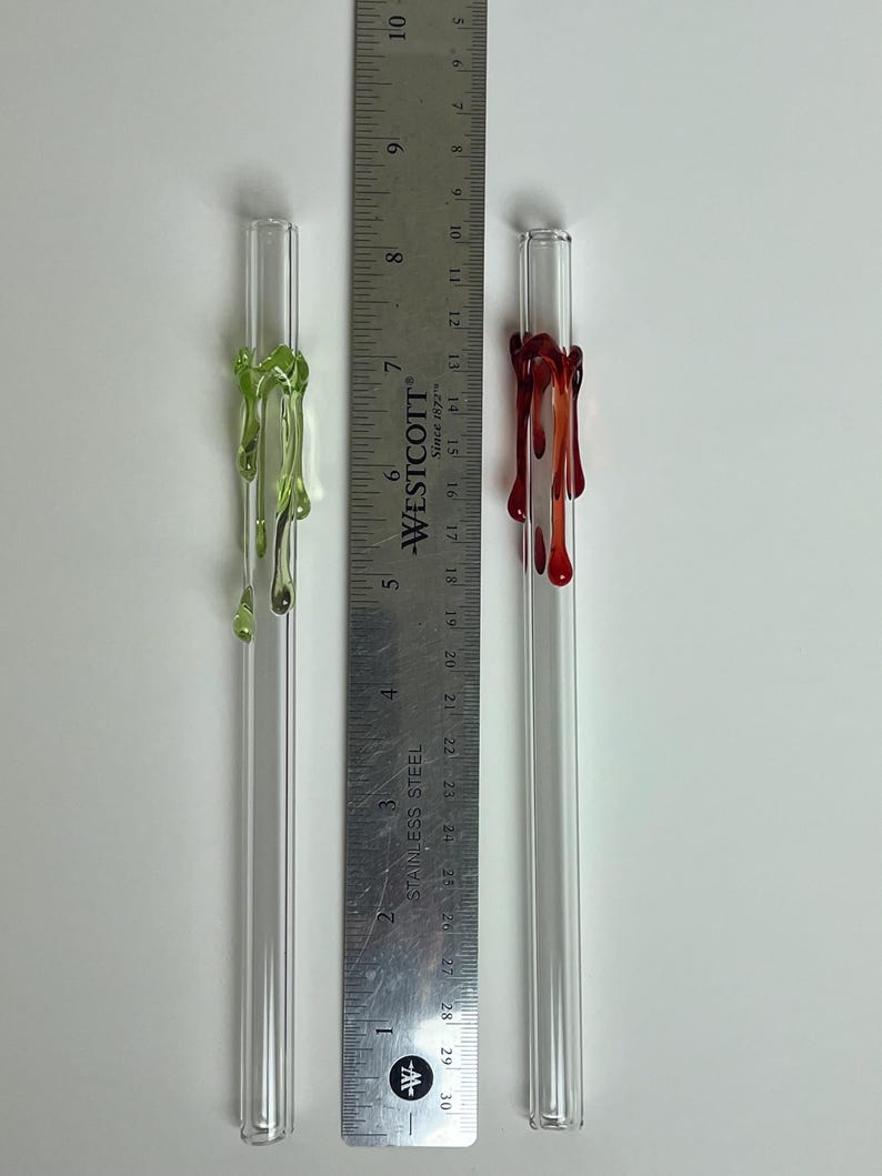 Bloody Mary Pyrex Straw – Glass Drips, Reusable Drinkware - Etsy