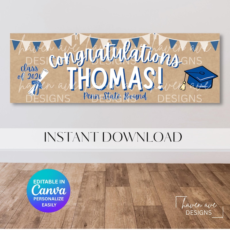 Canva Banner Template School - Etsy UK