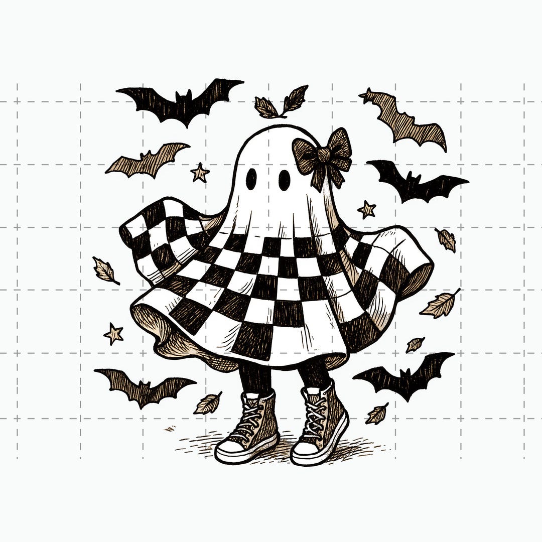 Halloween Ghost Dance Bow Png, Coquette Bow Halloween Png, Retro ...