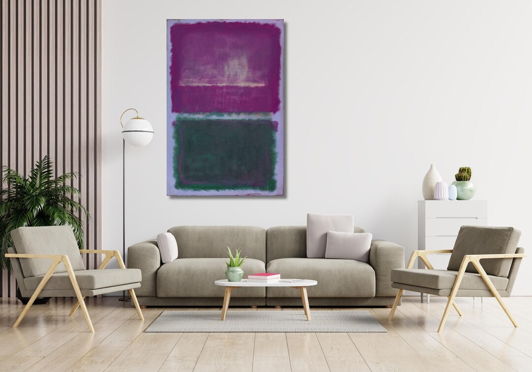Mark Rothko Lavender and Green Ready to Hang Poster,mark Rothko 1952 ...