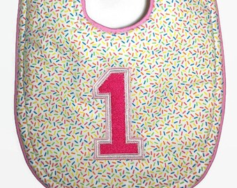 Mermaid Birthday Bib 1st Birthday Bibs For Girls Cake | Etsy