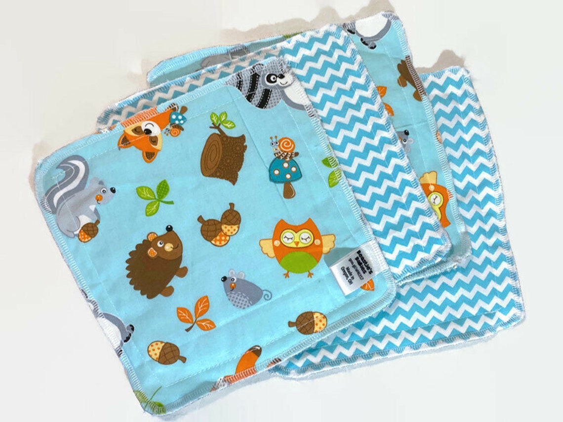 Baby Wash Cloth Set Children's Wash Cloths Wash Rags - Etsy
