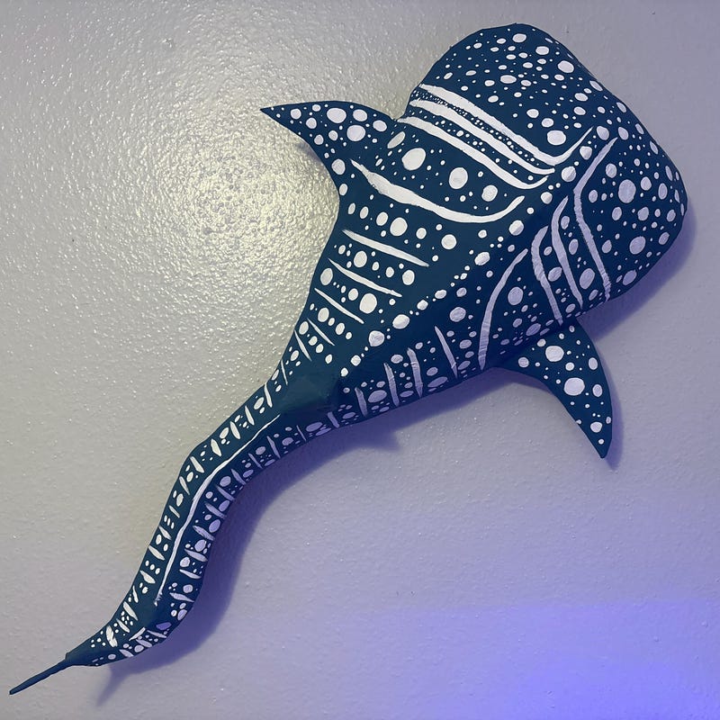 Whale Shark Paper Mache - Etsy