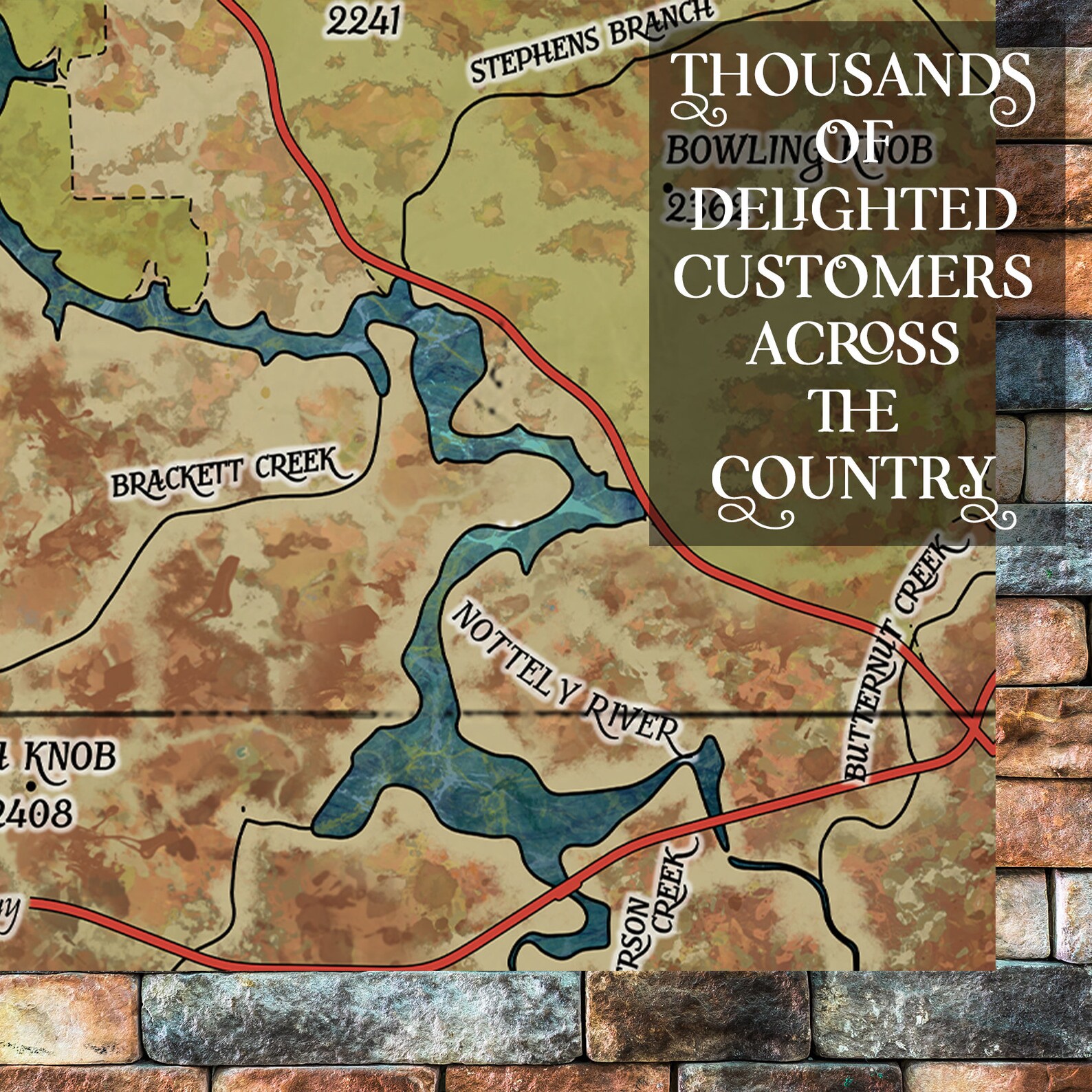 Lake Nottely Georgia Lake Map Art Map Art on Wood or Metal for - Etsy