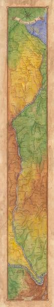 213 Illinois River Ribbon Map Vintage Historic Antique Map - Etsy