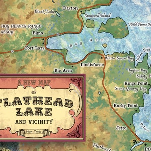Flathead Lake, Flathead Lake Mt, Flathead Lake Map, Map Flathead Lake ...