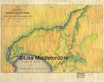 Fox River Map - Etsy