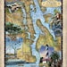 Upper Mississippi River Map Art Print Poster Souvenir Artwork Vintage ...