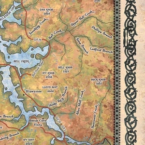 Lake Chatuge, Lake Chatuge Map, Lake Chatuge Georgia, Georgia Gifts ...