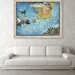 Florida Keys Scuba Diving Map, Key West Map, Coastal Vintage, Diver ...