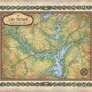 Lake Hartwell, Georgia Lakes, Lake Life, Lake House, Lake Art, Lake ...