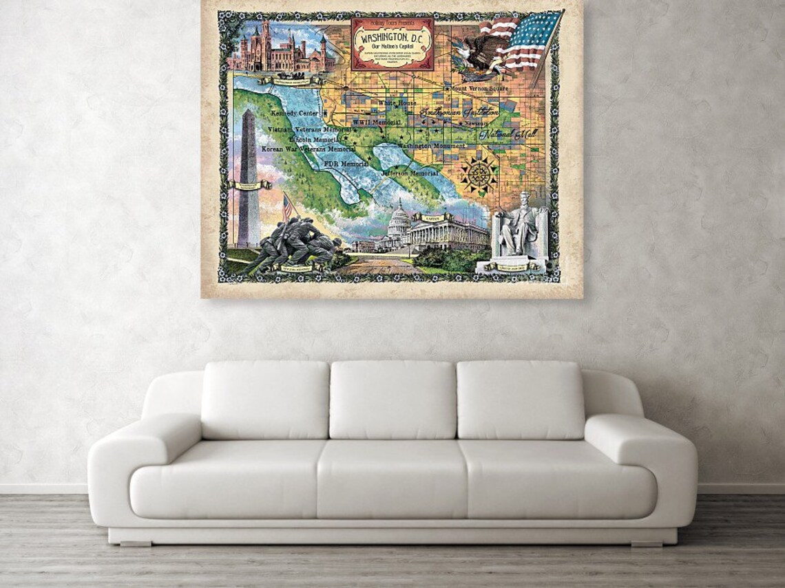 Washington DC Washington Dc Gift Washington Dc Print | Etsy
