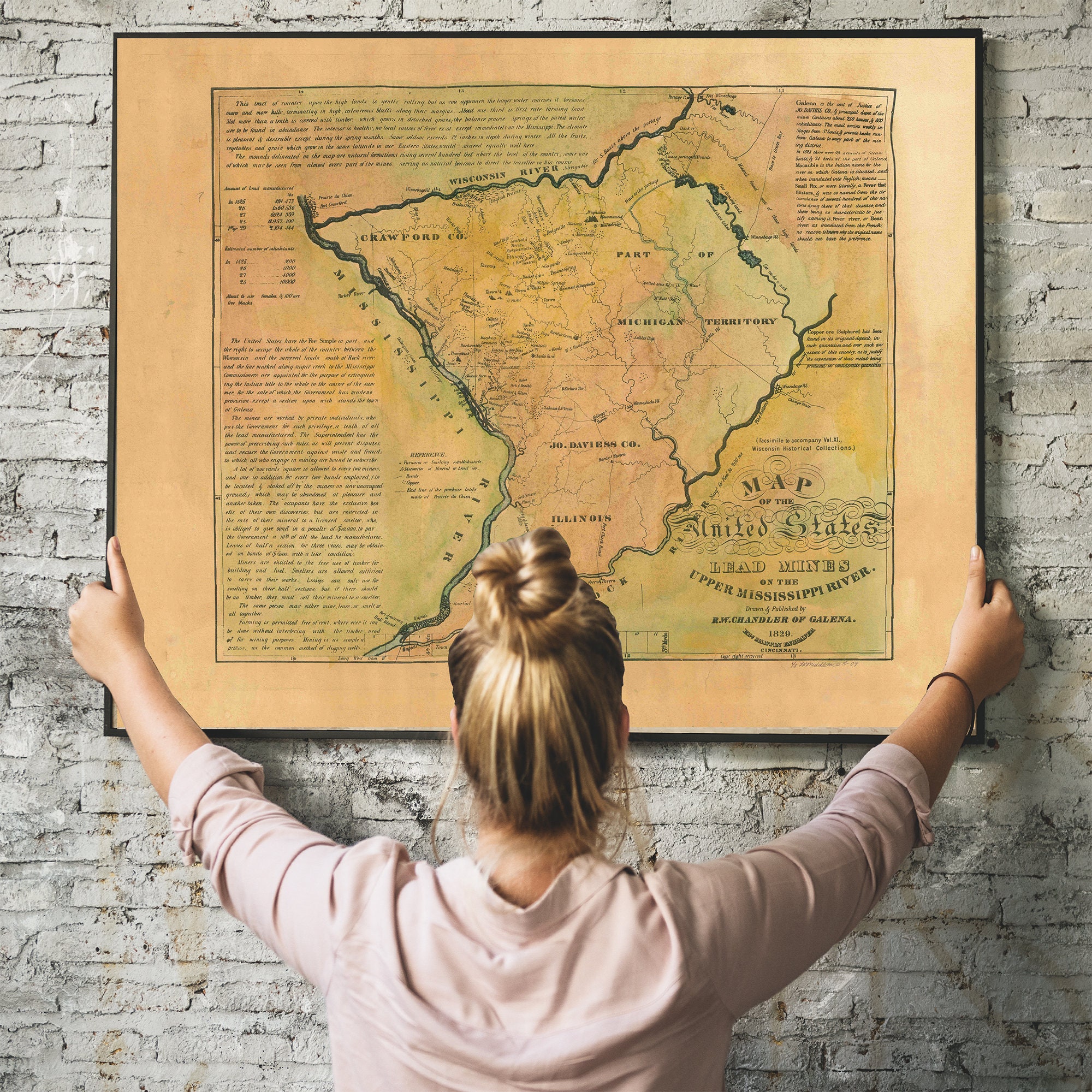 Idaho Galina Mining History Maps