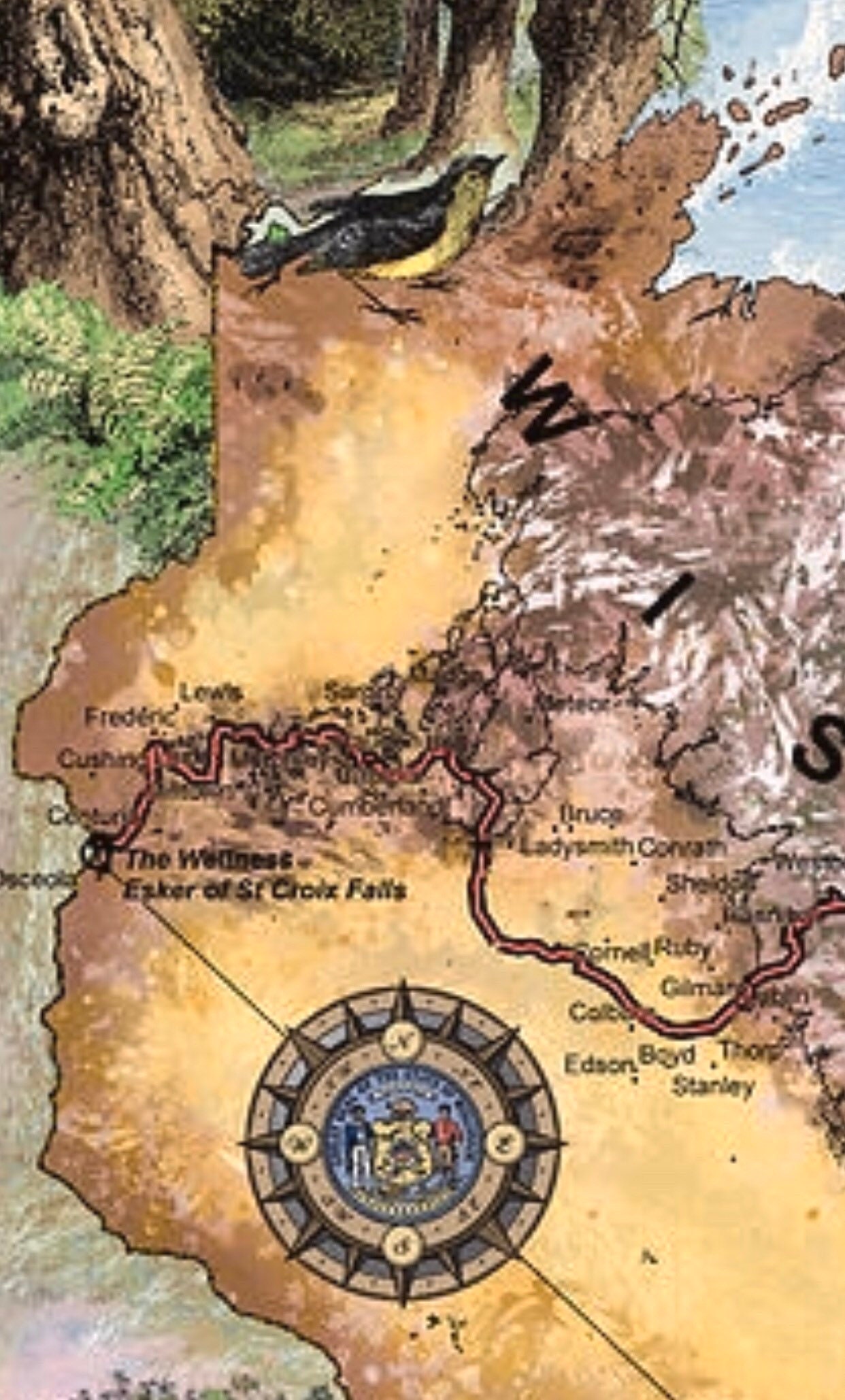 Wisconsin Wisconsin map wisconsin map print map print | Etsy