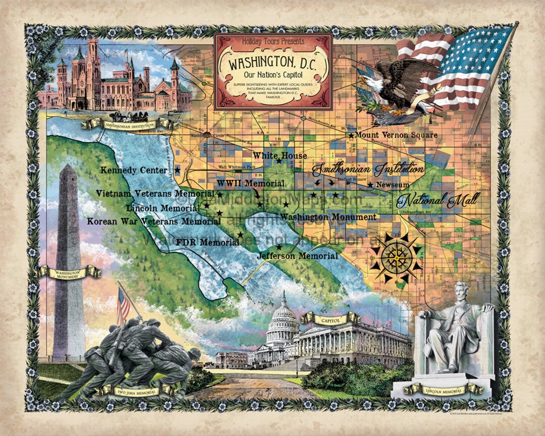 Washington DC, Washington Dc Gift, Washington Dc Print, Washington Dc ...
