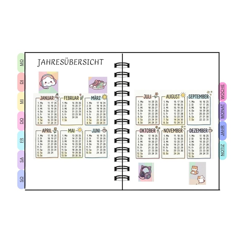 Digital Planner for Girls/ Ages 5+/ Inner Worlds Journal/ Mindfulness ...
