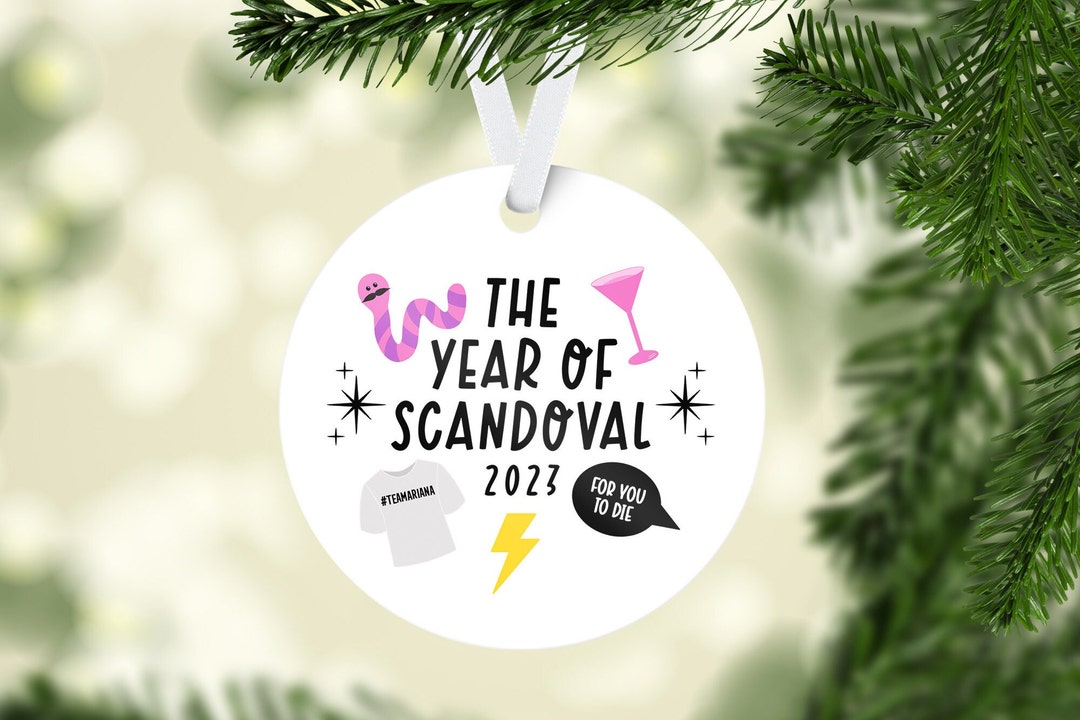 Scandoval Christmas Ornament, the Year of Scandoval, Worm With a ...