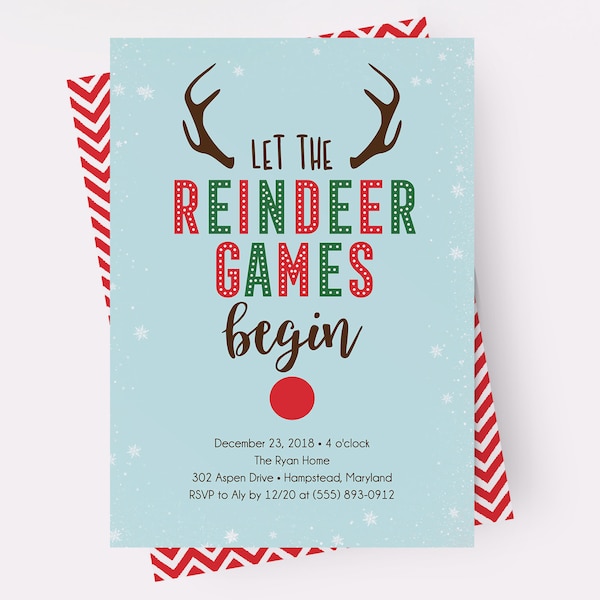 Reindeer Games - Etsy