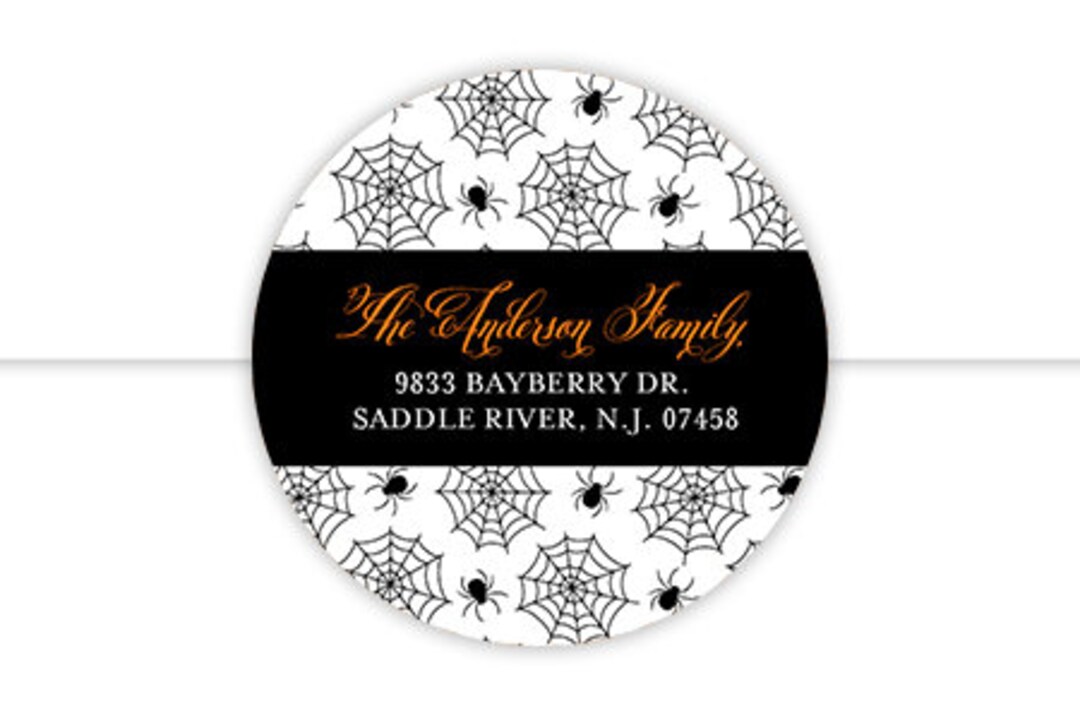 Halloween Return Address Labels, Halloween Return Address Stickers ...