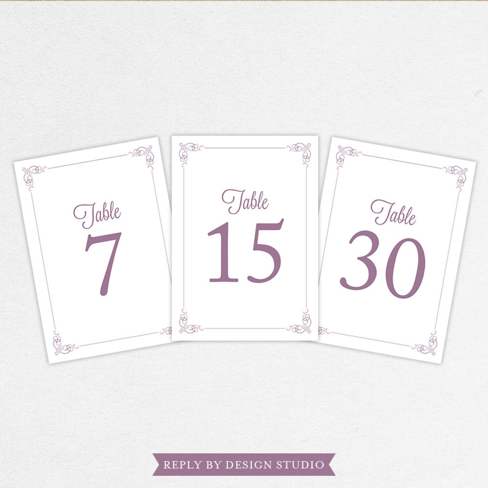 Table Numbers 1-30 extraordinary Instant Download DIY - Etsy