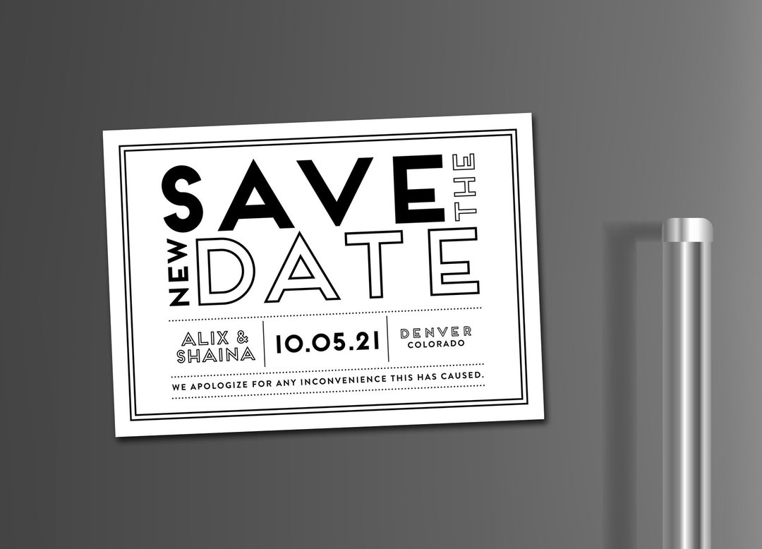 Save the New Date Magnets, Unsave the Date Magnet, Change the Date ...