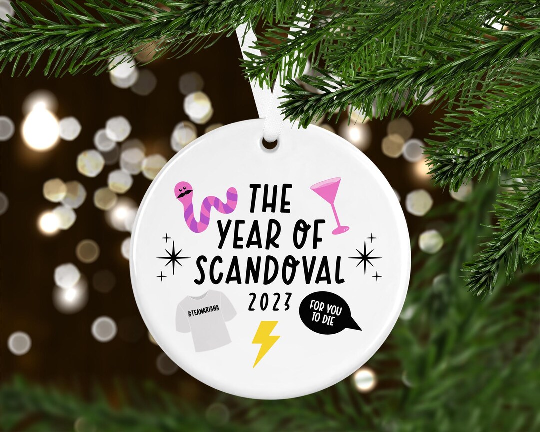Scandoval Christmas Ornament, the Year of Scandoval, Worm With a ...