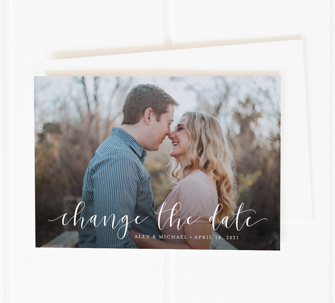 Printable Change the Date Card, Save the New Date, Unsave the Date ...