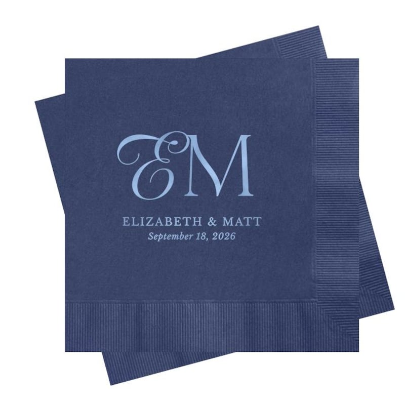Navy Blue Holiday Napkins - Etsy