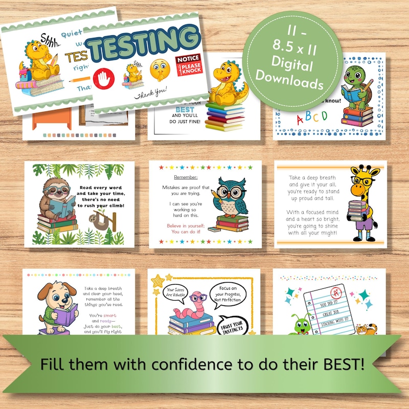 Test Encouragement Signs - Etsy