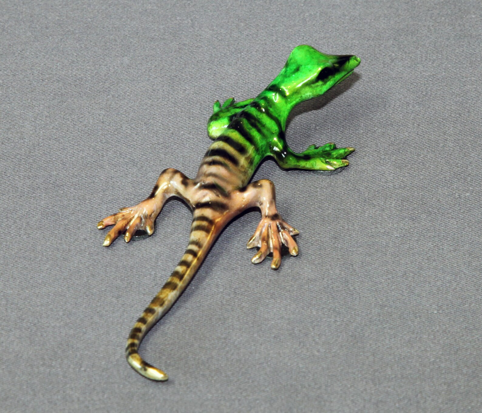 Lizard Bronze Reptile rango Gecko Figurine Statue Sculpture Art ...