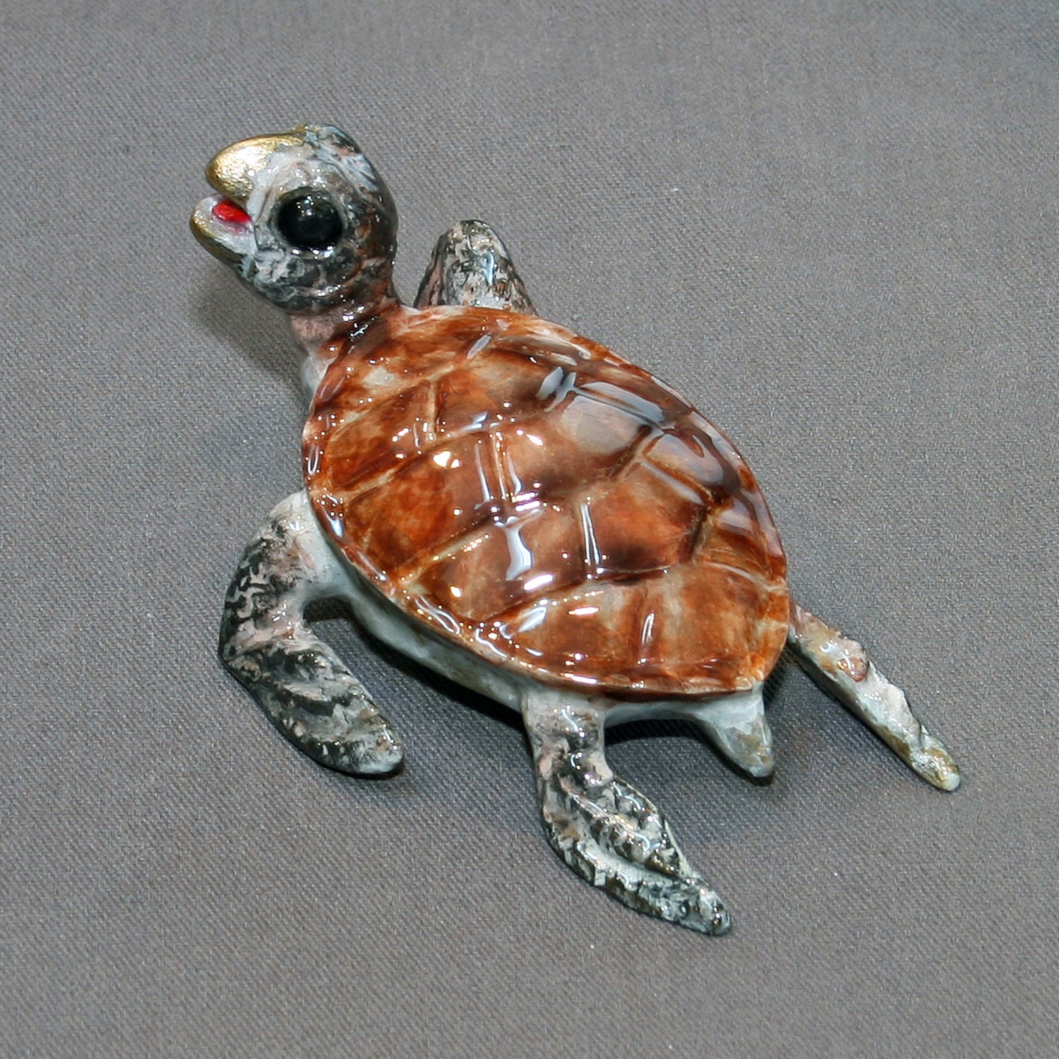 Turtle Bronze Figurine sea Turtle Tortoise Statue - Etsy