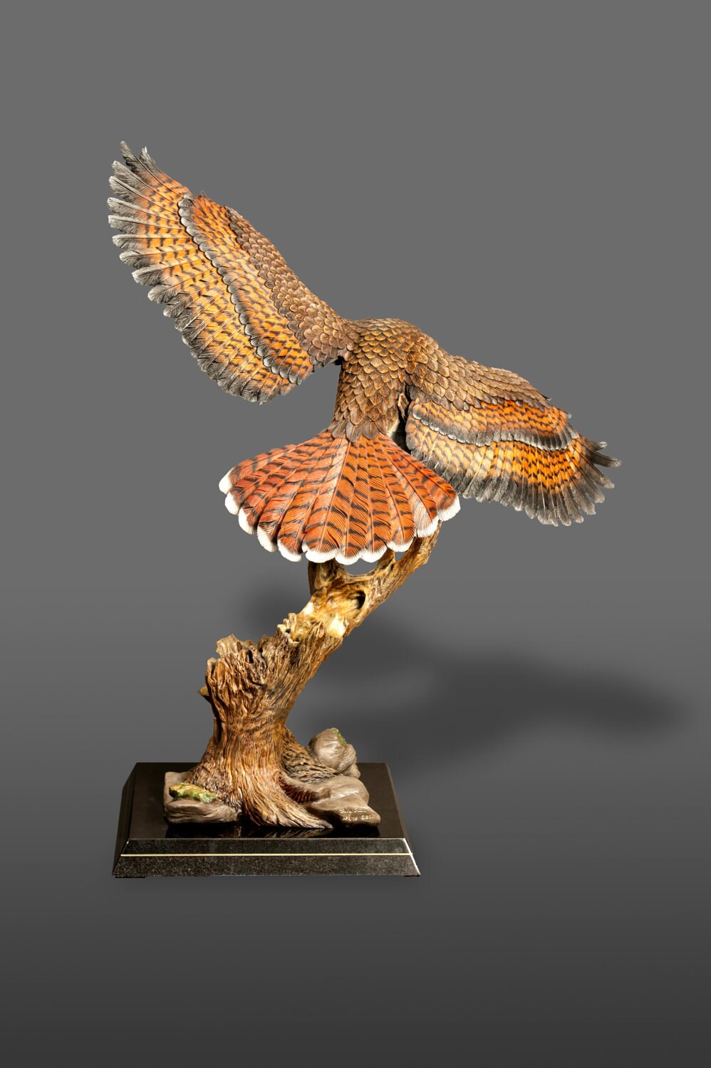 Bronze red-tailed Hawk Sculpture by Barry Stein / - Etsy Canada