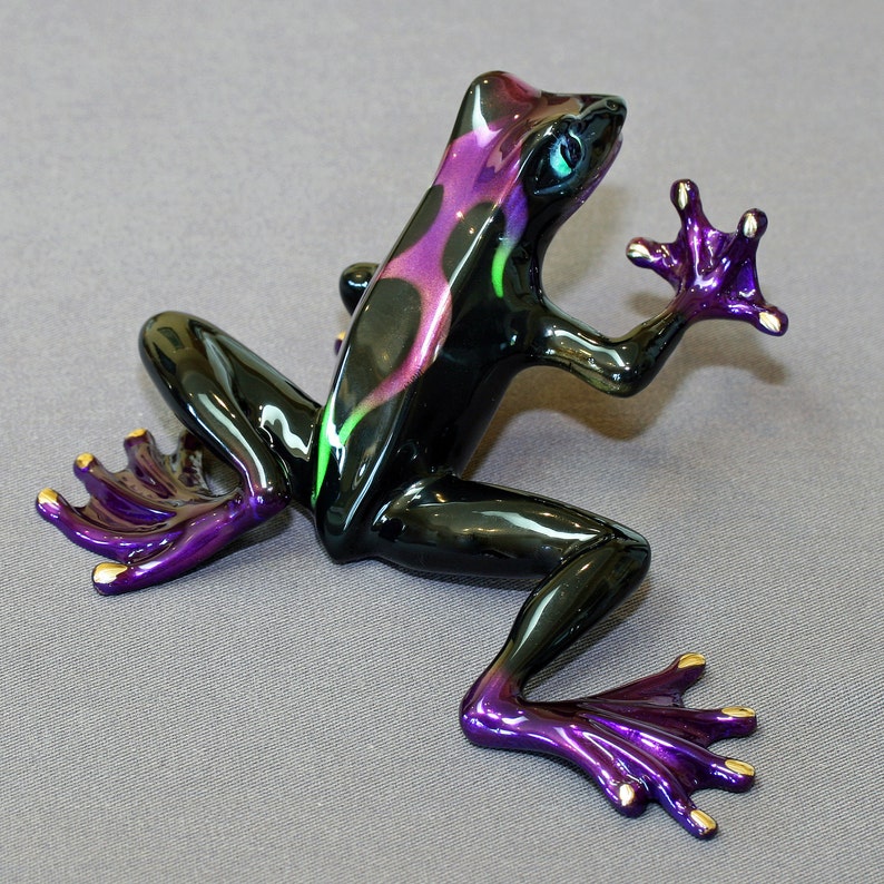 Bronze Frog hotrod Figurine Statue Sculpture - Etsy